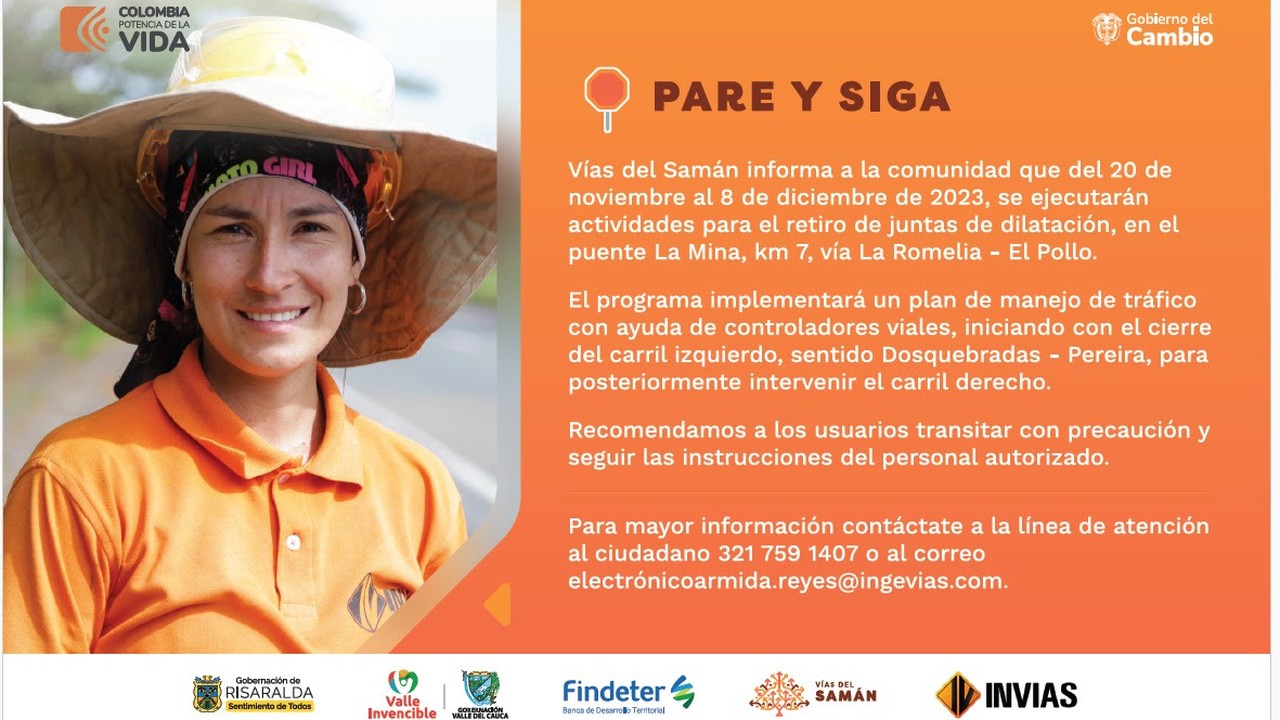 La Secretaría de Tránsito y Movilidad informa pare y siga en la ...